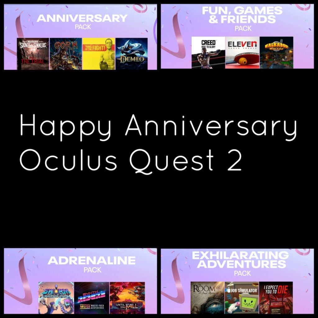 Quest 2 Celebrates Its One Year Anniversary With Some Deals On Some ...